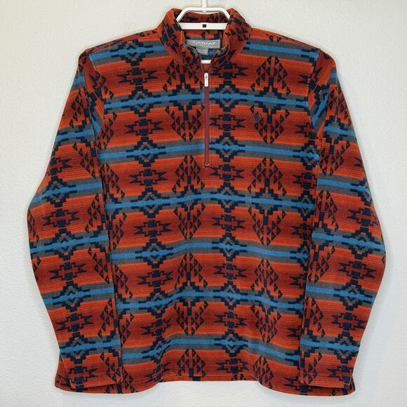 Ariat | Tops | Ariat Tek Prescott 4 Zip Fleece Pullover Womens ...